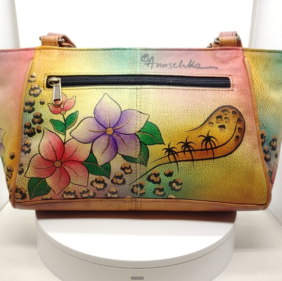 Anuschka | Bags | Anuschka Butterfly Safari Leather Tote Bag | Poshmark